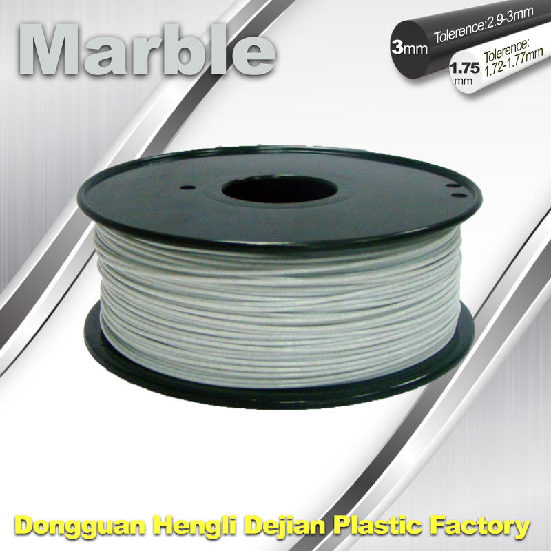 Good Simple Sense Flexible 3d Printing Filament Marble Filament White Color